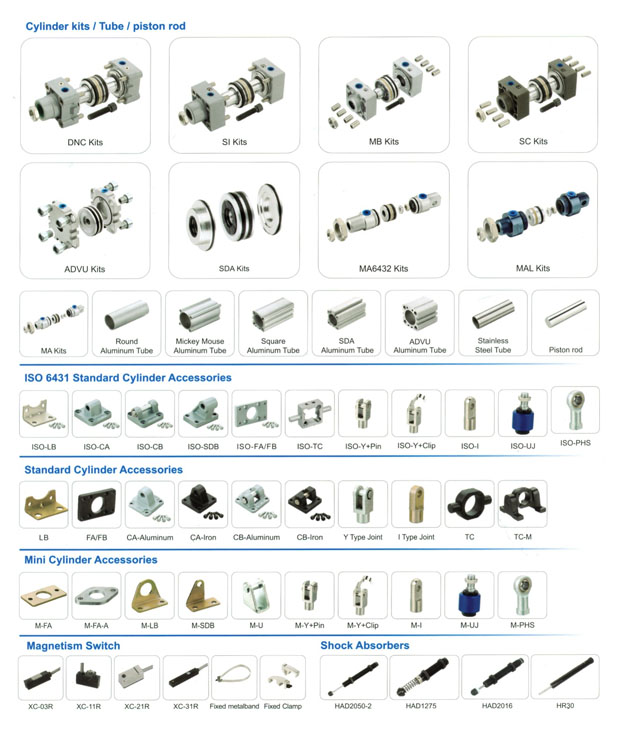 Cylinder Accessories - Dratek - reliable partner in industrial ...